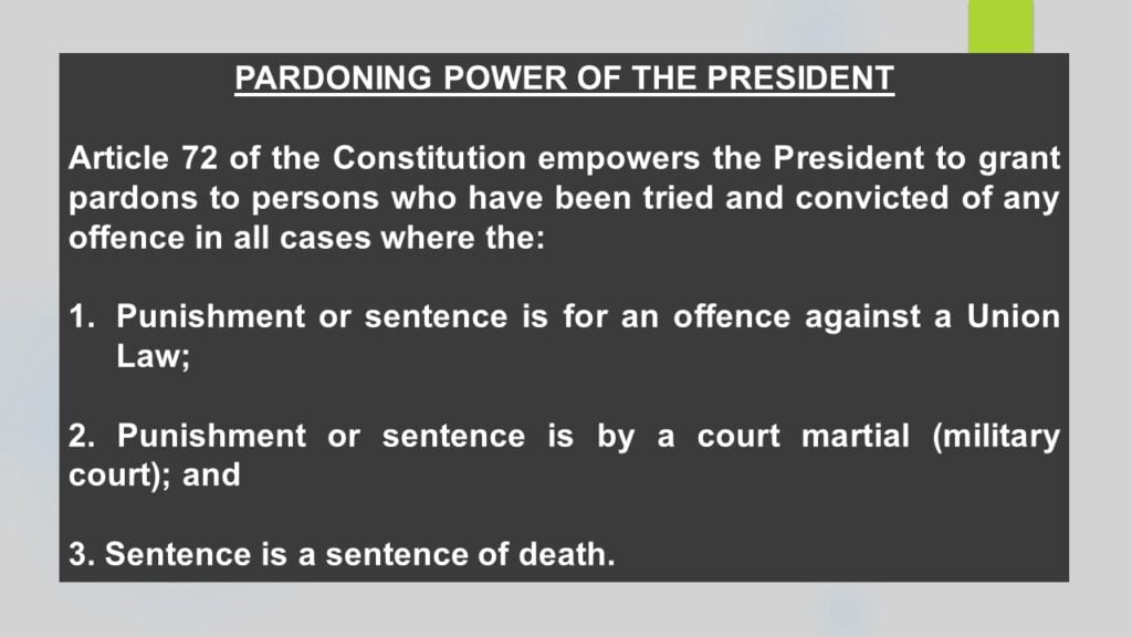 Pardoning Powers Of President | Simplified UPSC