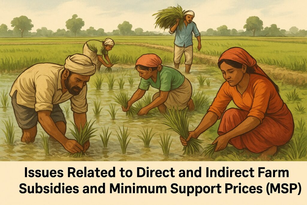 Issues Related To Direct And Indirect Farm Subsidies And Minimum ...